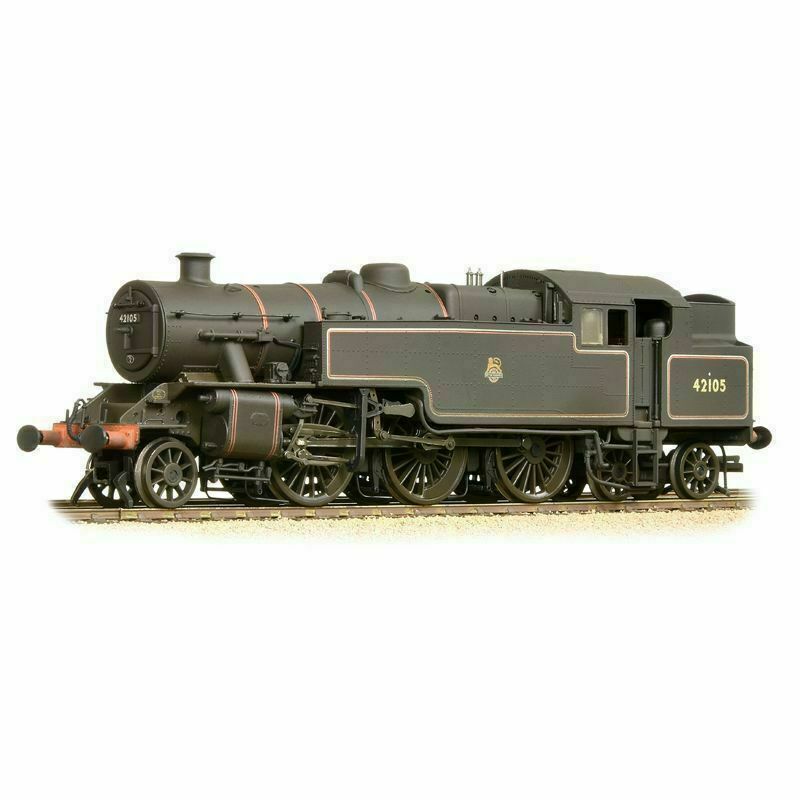 Bachmann - Fairburn 2-6-4 Tank 42105 BR Lined Black Early Emblem Weathe ...