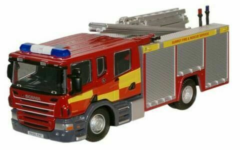 Oxford Diecast - Scania CP31 Pump Ladder Fire Engine Surrey Fire ...